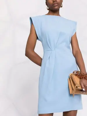 Alberta Ferretti Gathered Detailing Minidress