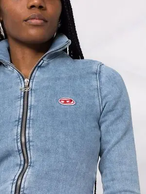 DIESEL® Logo-patch Cropped Jacket