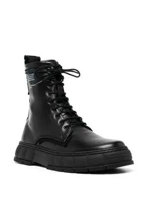VIRON 1992 Lace-up Leather Boots - Black