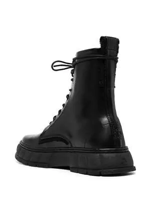 VIRON 1992 Lace-up Leather Boots - Black