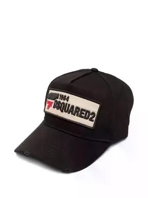 Dsquared2 Logo-patch Baseball Cap - Black