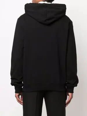 LANVIN Embroidered-logo Drawstring Hoodie