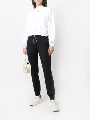 Calvin Klein Logo-print Mock-neck Sweatshirt