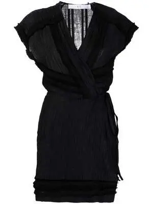 IRO PARIS Ruffle-trimmed Wrap Dress
