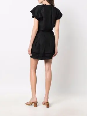 IRO PARIS Ruffle-trimmed Wrap Dress
