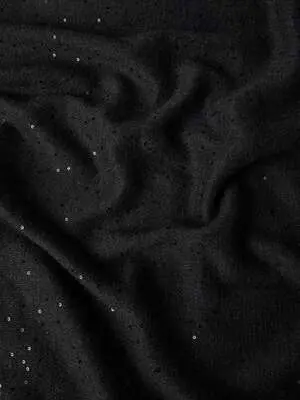Brunello Cucinelli Sequin-embellished Scarf - Black