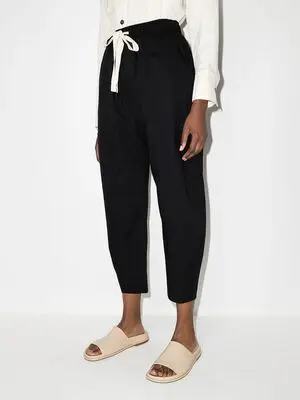 LEE MATHEWS Drawstring Cropped Trousers