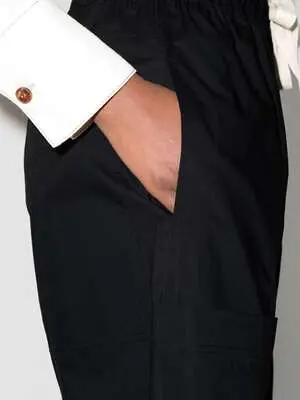 LEE MATHEWS Drawstring Cropped Trousers