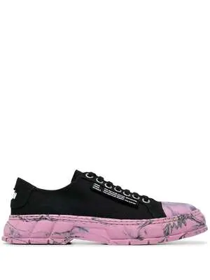 VIRON 1968 Marble Low-top Sneakers - Black