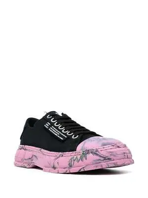 VIRON 1968 Marble Low-top Sneakers - Black