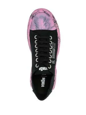 VIRON 1968 Marble Low-top Sneakers - Black