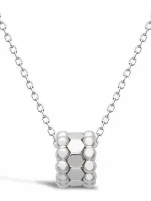 PRAGNELL 18kt White Gold Bohemia Hexagonal Pendant Necklace - Silver