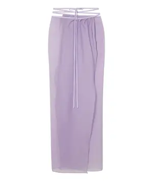 Christopher Esber Silk-chiffon Wrap Maxi Skirt