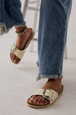 BIRKENSTOCK Madrid Big Buckle High Shine Sandals Yellow