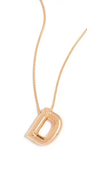 Maison Irem Balloon Initial Pendant Necklace - D