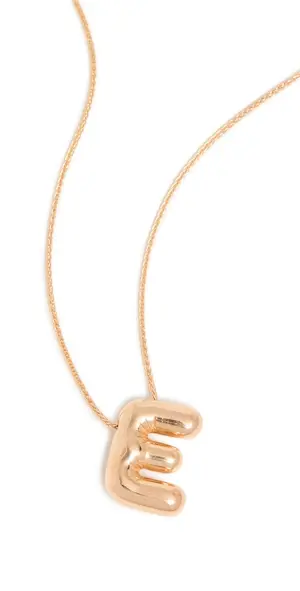 Maison Irem Maison Irem Balloon Initial Pendant Necklace E