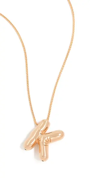 Maison Irem Balloon Initial Pendant Necklace - K