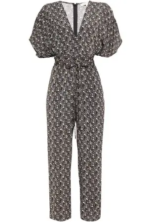 Vanessa Bruno Printed Crepe Jumpsuit