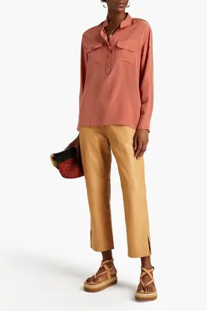 Vanessa Bruno Silk Tunic - Antique Rose