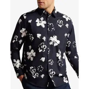 Ted Baker London Sevlo Floral-print Cotton Shirt