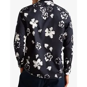 Ted Baker London Sevlo Floral-print Cotton Shirt
