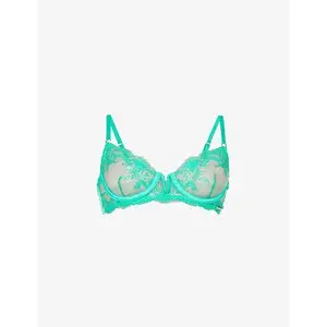 Bluebella Marseille Branded Stretch-lace Bra