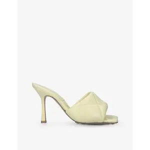 Bottega Veneta Padded Quilted-leather Heeled Mules