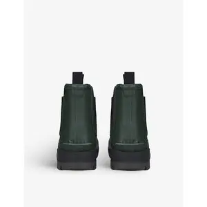Barbour Nimbus Logo-branded Rubber Ankle Boots - Mid Green