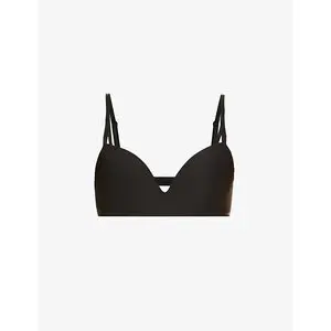 Calvin Klein Seductive Comfort Lift Stretch-polyamide Bra - Black