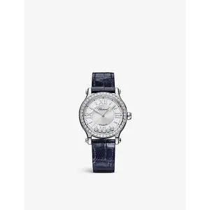 Chopard 278608-3003 Happy Sport And Diamond Watch - Stainless Steel