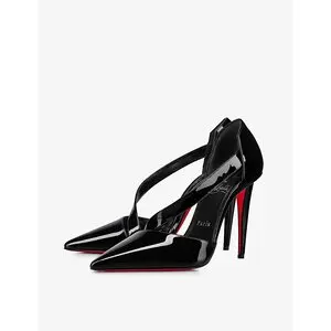 CHRISTIAN LOUBOUTIN Astrid 100 Patent Lining Black Lin Black