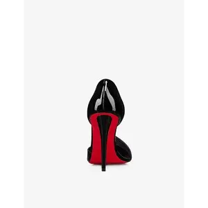 CHRISTIAN LOUBOUTIN Astrid 100 Patent Lining Black Lin Black