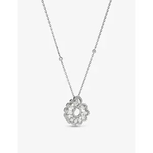 Chopard Precious Lace 18ct White-gold Diamond Pendant Necklace
