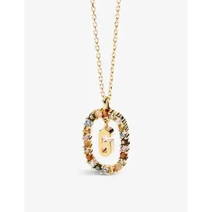PDPAOLA Initial 'g' Pendant Necklace - Gold
