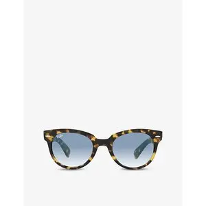 Ray-ban Geometric-frame Acetate Sunglasses - Yellow