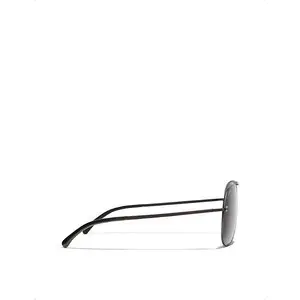 Chanel Pilot Sunglasses - Brown