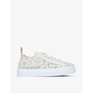 Chloé Low-top Lace Trainers - Beige