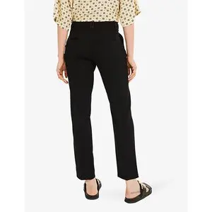 Claudie Pierlot Poupin Tailored Mid-rise Woven Trousers