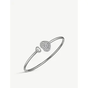 Chopard Happy Hearts Diamond Bangle - 18 Carat White Gold