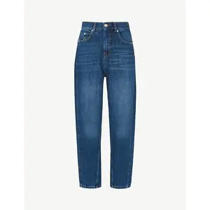 Whistles Barrel Straight-leg High-rise Jeans