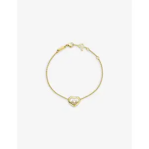 Chopard Happy Diamonds Icons 18ct Yellow-gold And 0.15ct Diamond Bracelet - Yellow Gold