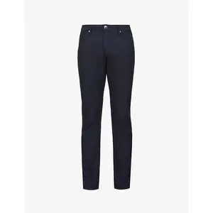Emporio Armani Micro Dot Regular-fit Slim-leg Jeans