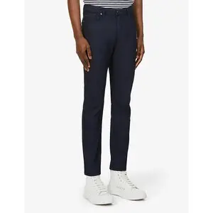 Emporio Armani Micro Dot Regular-fit Slim-leg Jeans