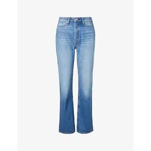 Rag & Bone Alex High-rise Straight Leg Denim Jeans