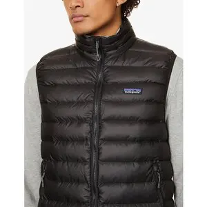 Patagonia Padded High-neck Shell Down Gilet - Black