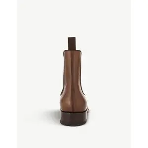 CHRISTIAN LOUBOUTIN Samson Flat Calf Patine Boots - Havane