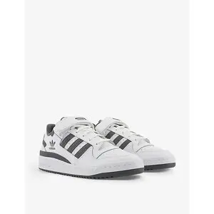 Adidas Forum 84 Round-toe Leather Low-top Trainers