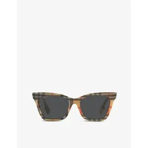 Burberry Be4346 Elsa Irregular Sunglasses - Brown