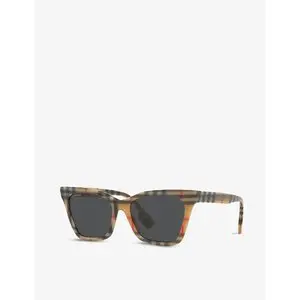 Burberry Be4346 Elsa Irregular Sunglasses - Brown