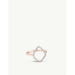 Monica Vinader Riva Diamond Cocktail Ring - White